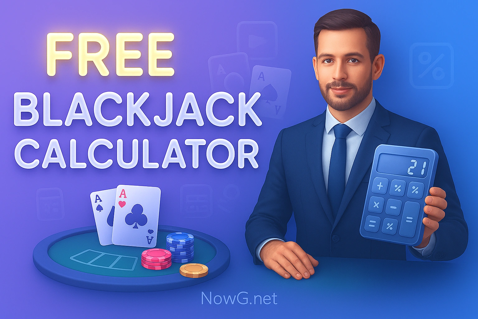 Free BlackJack Calculator - Online Tool - NowG.net